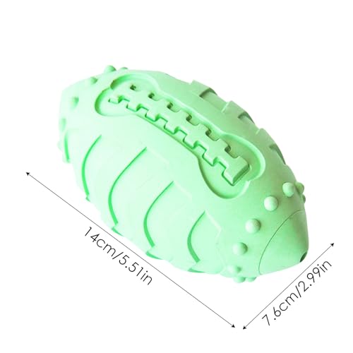 Pet Teething Toy, Odorless Rubber Squeaky Dog Toy Ball, Durable Soft Dog Chew Ball with Whistle, Small Medium Puppy Chew Ball for Playing Training Interacting Teeth Cleaning