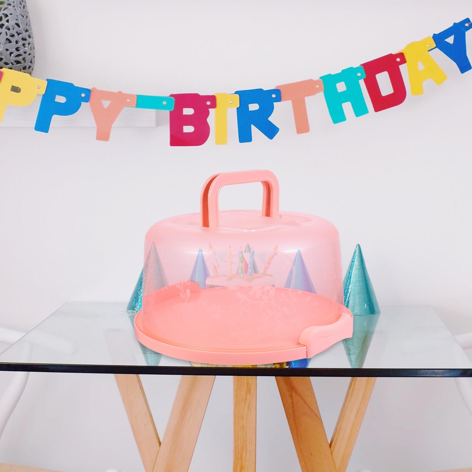Luxshiny Cake Box Travel Foldable Pp