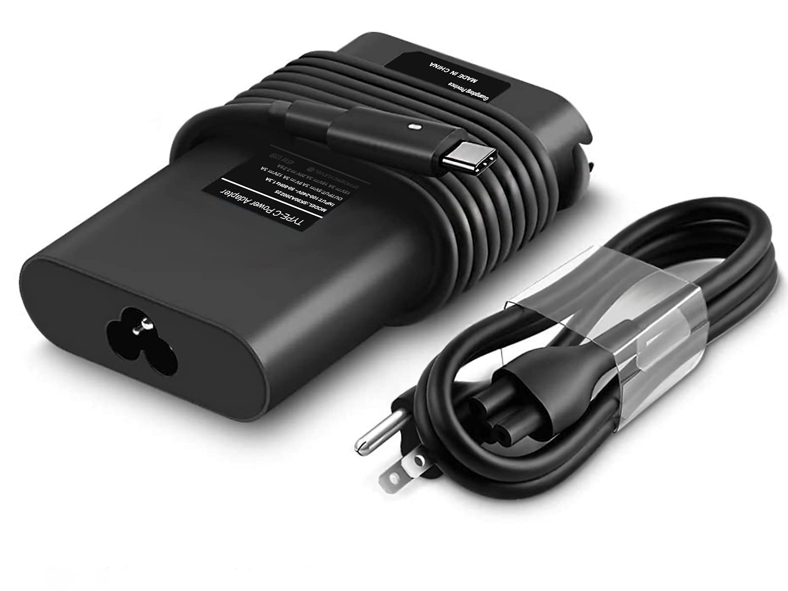 45W USB C Laptop Charger for Dell XPS 13 9333 9360 9365 9370 9380 9310 9343 Inspiron 5482 Latitude 7390 2in1 7275 7370 5175 5285 5290,LA45NM150 HA45NM180 Type C AC Adapter Power Supply Cord
