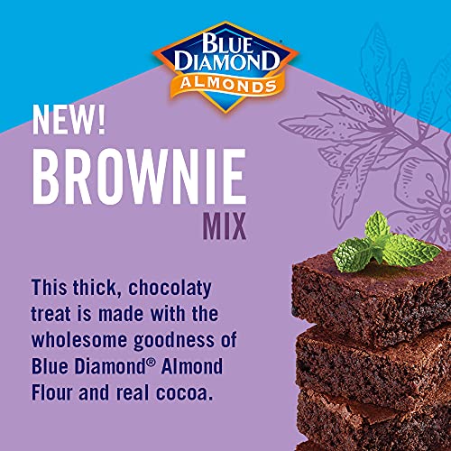Blue Diamond Almonds Gluten-Free Almond Flour Baking Mix, Chocolate Brownie, Multicolor, 13.1 Oz