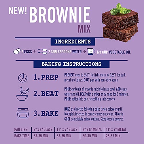 Blue Diamond Almonds Gluten-Free Almond Flour Baking Mix, Chocolate Brownie, Multicolor, 13.1 Oz