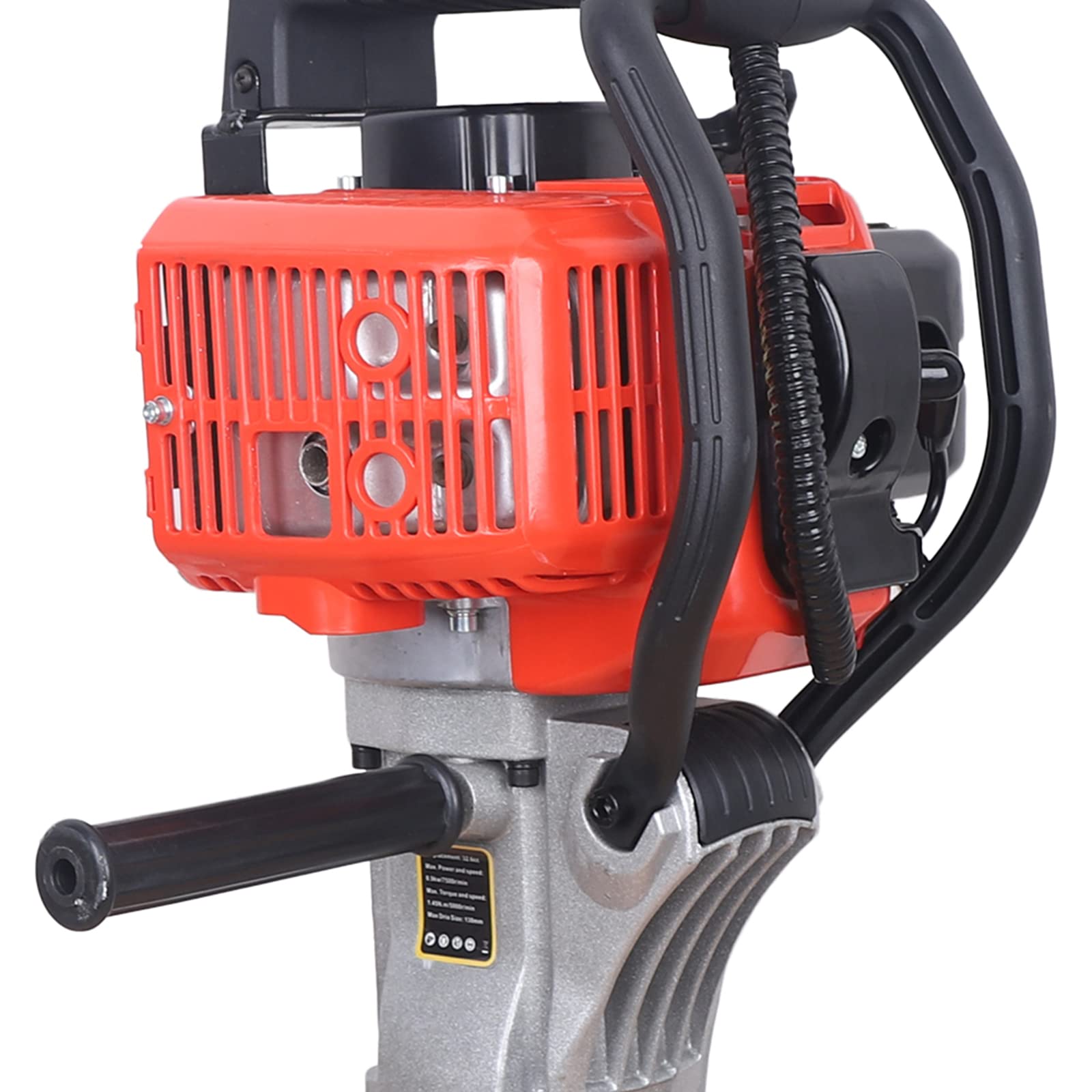 PIAOCAIYIN Diamond Core Drilling Machine, 33cc 2 Stroke Core Drill Rig, 1000w Gas Engineering Diamond Concrete Core Drill Machine, Heavy-Duty Water Well Drilling Kit, Wet Drilling Machine