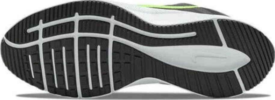 Nike Men's Quest 4 Platform Running Shoes, Black/Volt-Dk Smoke Grey, 11 M US
