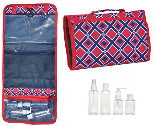 TravelNut Men's Easter Basket Stuffer Small Hanging Toiletry Kit with Travel Size Bottles Hang Up Toiletries Bag Cruise Camping Must Haves Road Trip Essentials for Dad Husband Him Man 2023