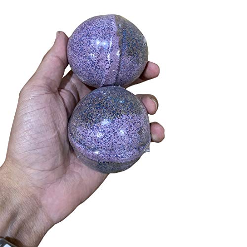 Tired of Politics Bath Balls - Funny Bath Bombs, XL Black Amethyst Fizzers, Handcrafted, Made in The USA, 2 Count