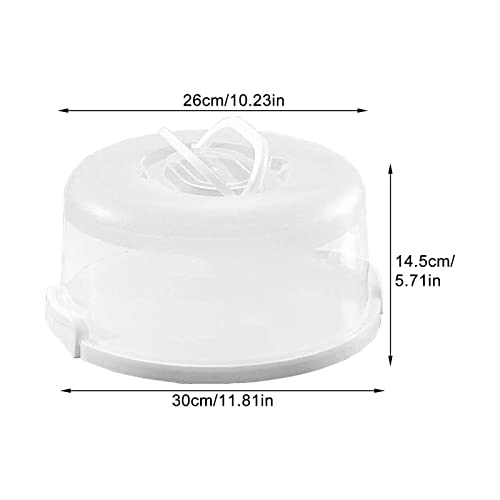 Cupcake Carrier with Lid, 6.1in lightweight Cupcake Carriers, Portable Plastc Cake Box, Cupcake Muffin Holder, Cake Storage Container, Heart Shape Silicone Cake Mold, Cake Stand for Transporting Cake