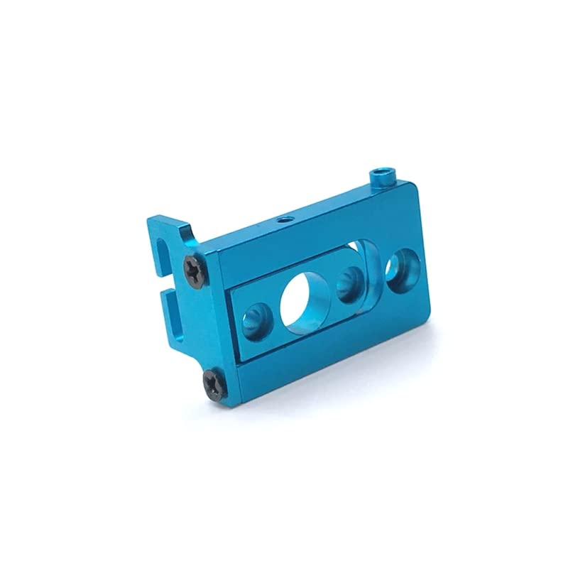 Metal Upgrade Modified Motor Mount for Mosquito Car Mini-Z Mini-D Mini-Q Q8 Q9 1/28 RC Car Parts (Color : Sky Blue)