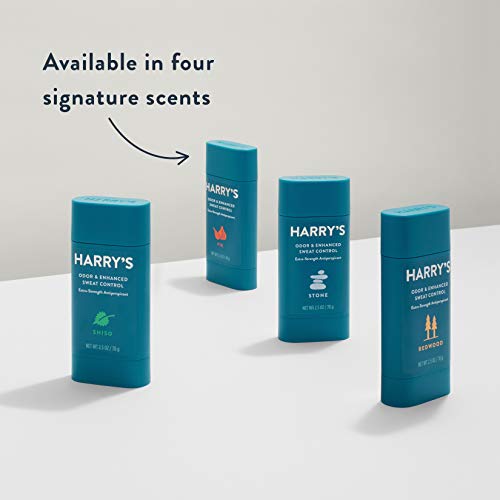 Harry's Extra-Strength Antiperspirant - Odor & Enhanced Sweat Control Antiperspirant for Men - Stone (6 Count)