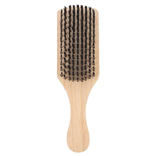 DOITOOL Men Set 1 Set Men Beard Brush Bristles Mustache Brush Grooming Comb Facial Hair Grooming Tools with Wood Handle for Growth Styling Shine Softness Size S Stocking Stuffer Gifts