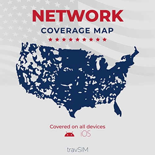 travSIM Prepaid SIM Card USA (T-Mobile Network) | Unlimited Mobile Data at 4G / 5G Speeds | US SIM Card with Unlimited Talk & Text in US | US Mobile SIM Card Valid for 30 Days