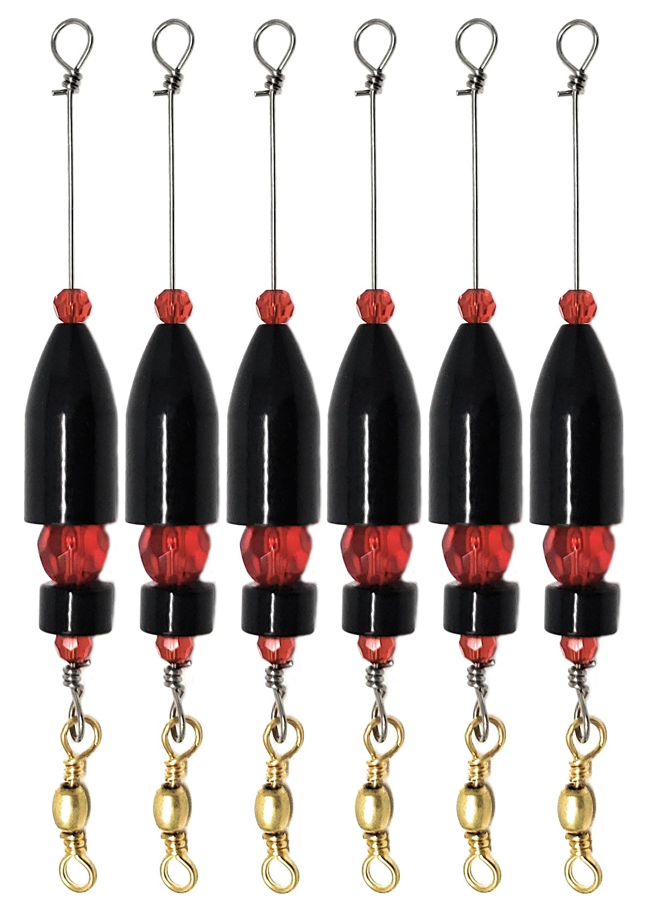 Reaction Tackle Carolina Rig - 3/4oz - Black (6 Pack)