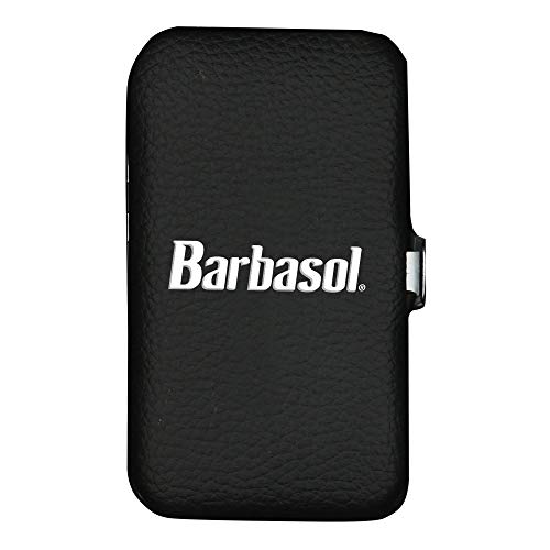 Barbasol 8 Piece Travel Manicure Set with Scissors, Nail Clippers, Nail File, Tweezers, Cuticle Pushers and Travel Case