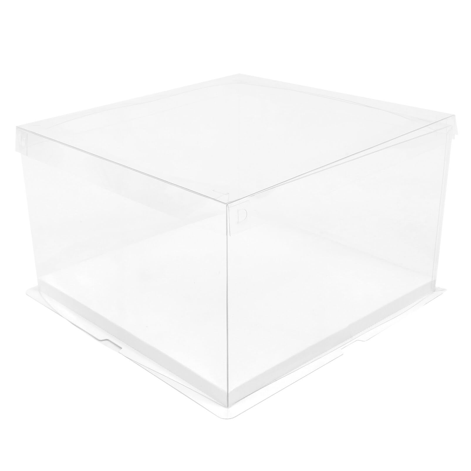 Cabilock 1pc Containers with Lids Cake Holder with Lid Candy Containers Disposable Cake Wedding Cake Stand Portable Pastry Container Cupcake Container Baby Tool Belt Fully Transparent