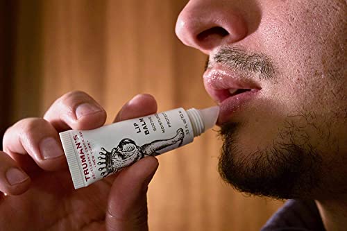 Truman's Gentlemen's Groomers Men's Moisturizing Lip Balm for Dry, Chapped Lips, (Pack of 12)