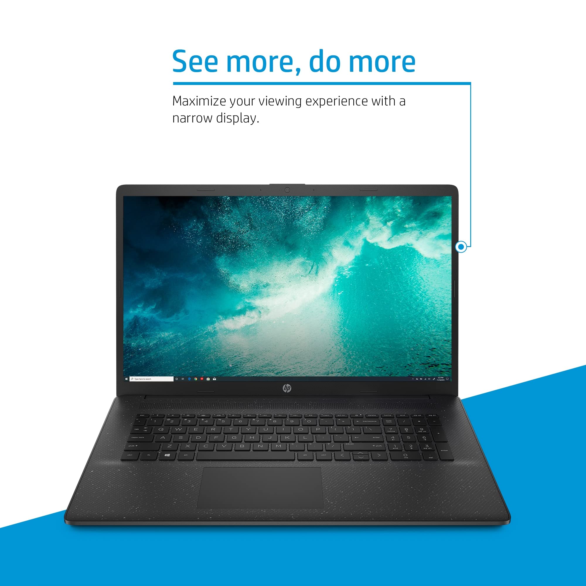 HP 2023 17.3 HD+ IPS Laptop Computer, 12th Gen Intel 10-Cores i5-1235U (Beat i7-1165G7), 32GB RAM, 1TB NVMe SSD, Iris Xe Graphics, WiFi, USB-A&C, Fast Charge, Microsoft 365 1 Year, Windows 11