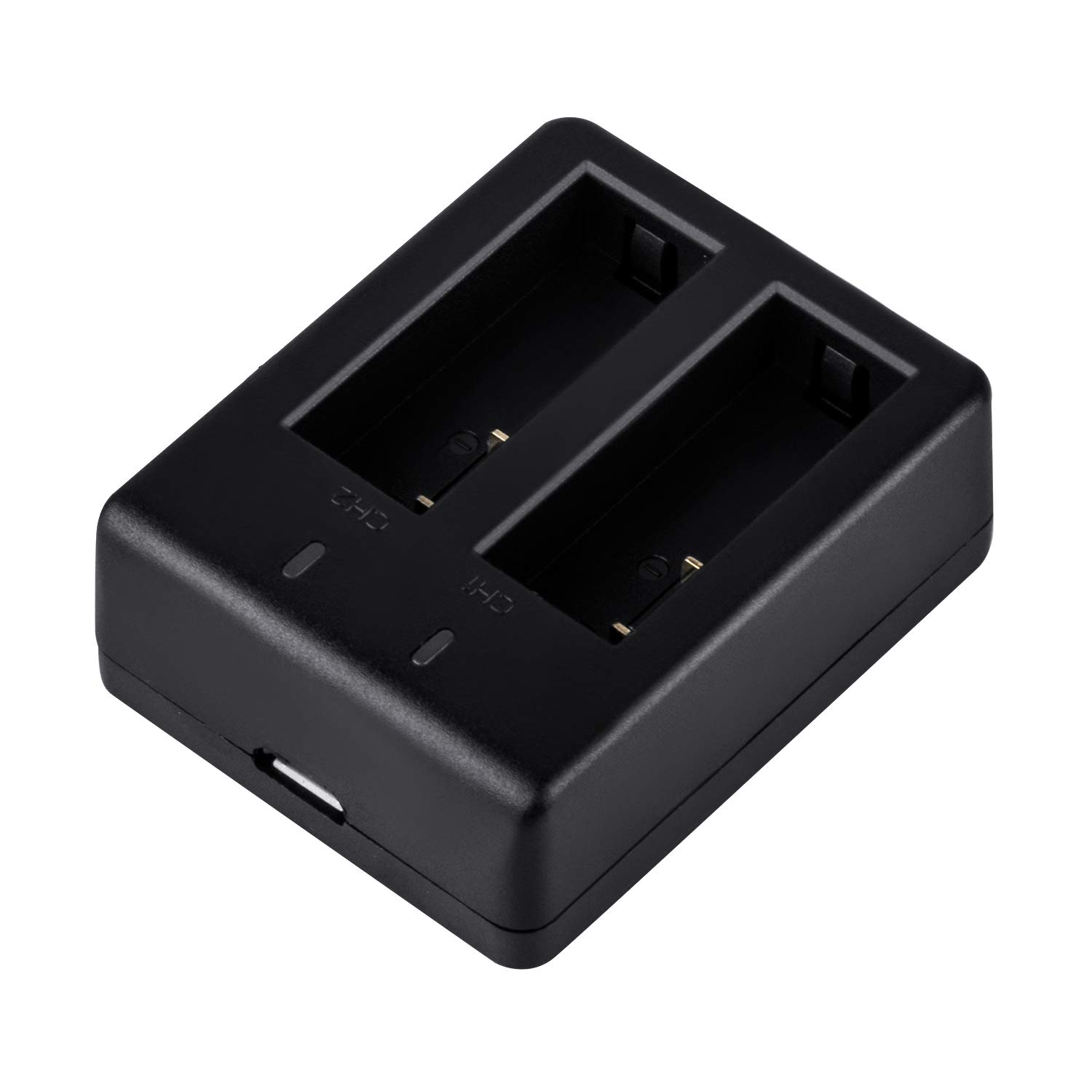 CAMWORLD Action Camera Battery, 2 x 1050 Rechargeable Sport Camera Batteries Dual Charger Compatible with Action Camera ACT74A/X20C/X35