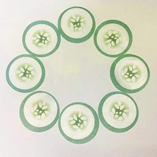 Uonlytech 100pcs Disposable Eye Pads Cucumber Eye Pads Skin Care Eye for Reduce Dark Circles