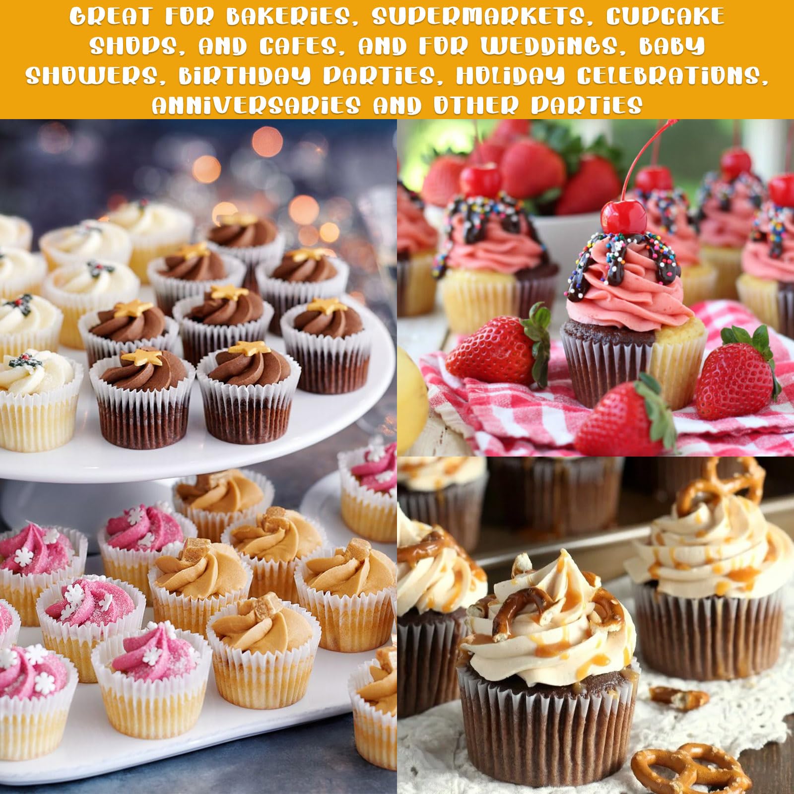 LISHINE 40 Pack Cupcake Containers 6 Count Cupcake Boxes Bulk Disposable Cupcake Carrier Plastic Cupcake Holder with Lid Clear Cupcake Plastic Cupcake Trays for Transporting