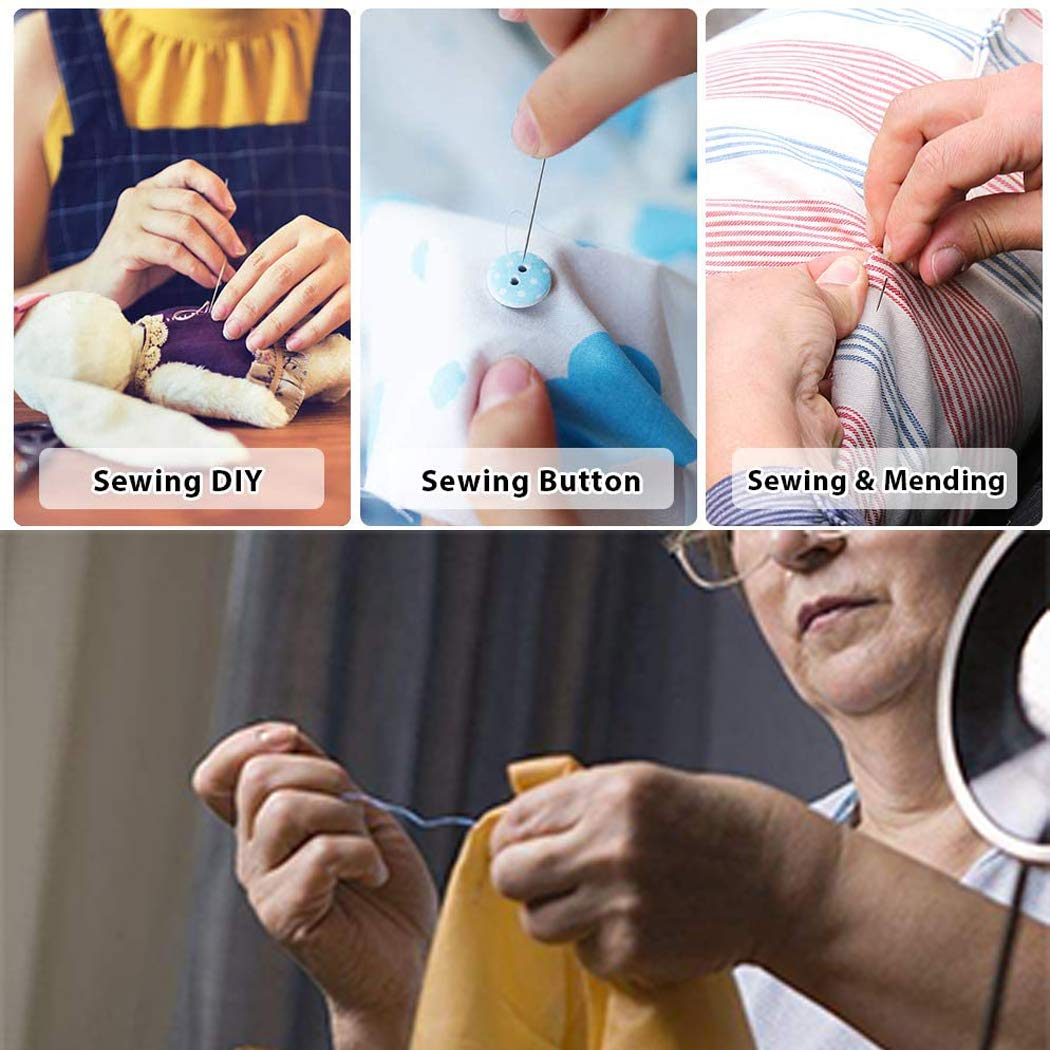 Premium Sewing Kit Set - Portable Sewing Supplies for Beginner Traveler and Emergency Clothing Fixes,DIY Crafts Accessories with Thread, Scissors, Needles, Tape Measure and Other Accessories