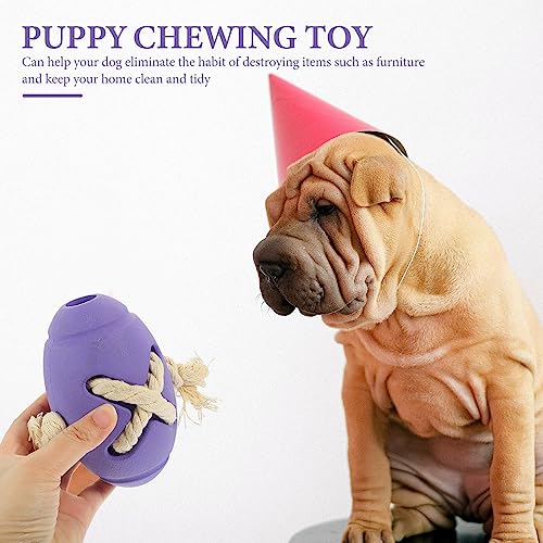 Yustery Dog Rugby Balls Toy Puppy Chewing Toy Home Dog Bite Toy Rugby Design Pet Toy