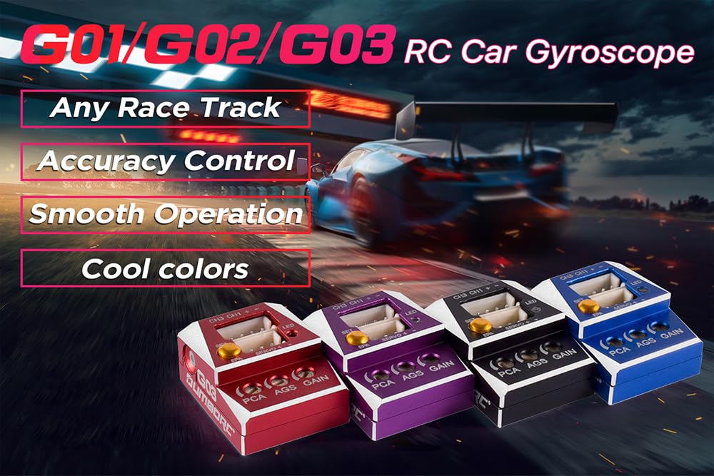 DUMBORC G02 RC Mini Gyroscope Micro Gyros Lightweight Drift Car Balancer for Speed Car/Pull Car/RC Cars