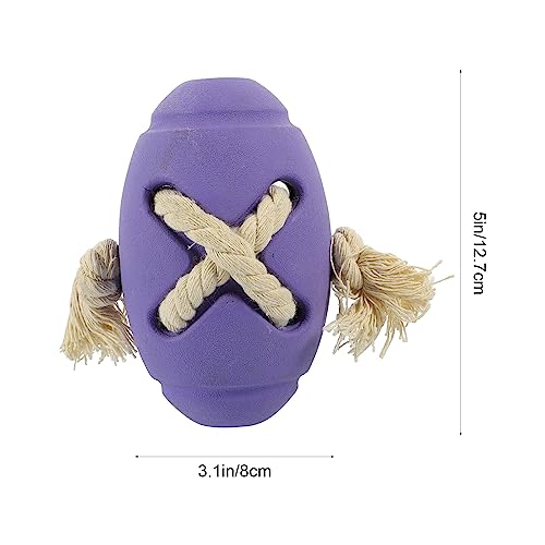 Yustery Dog Rugby Balls Toy Puppy Chewing Toy Home Dog Bite Toy Rugby Design Pet Toy