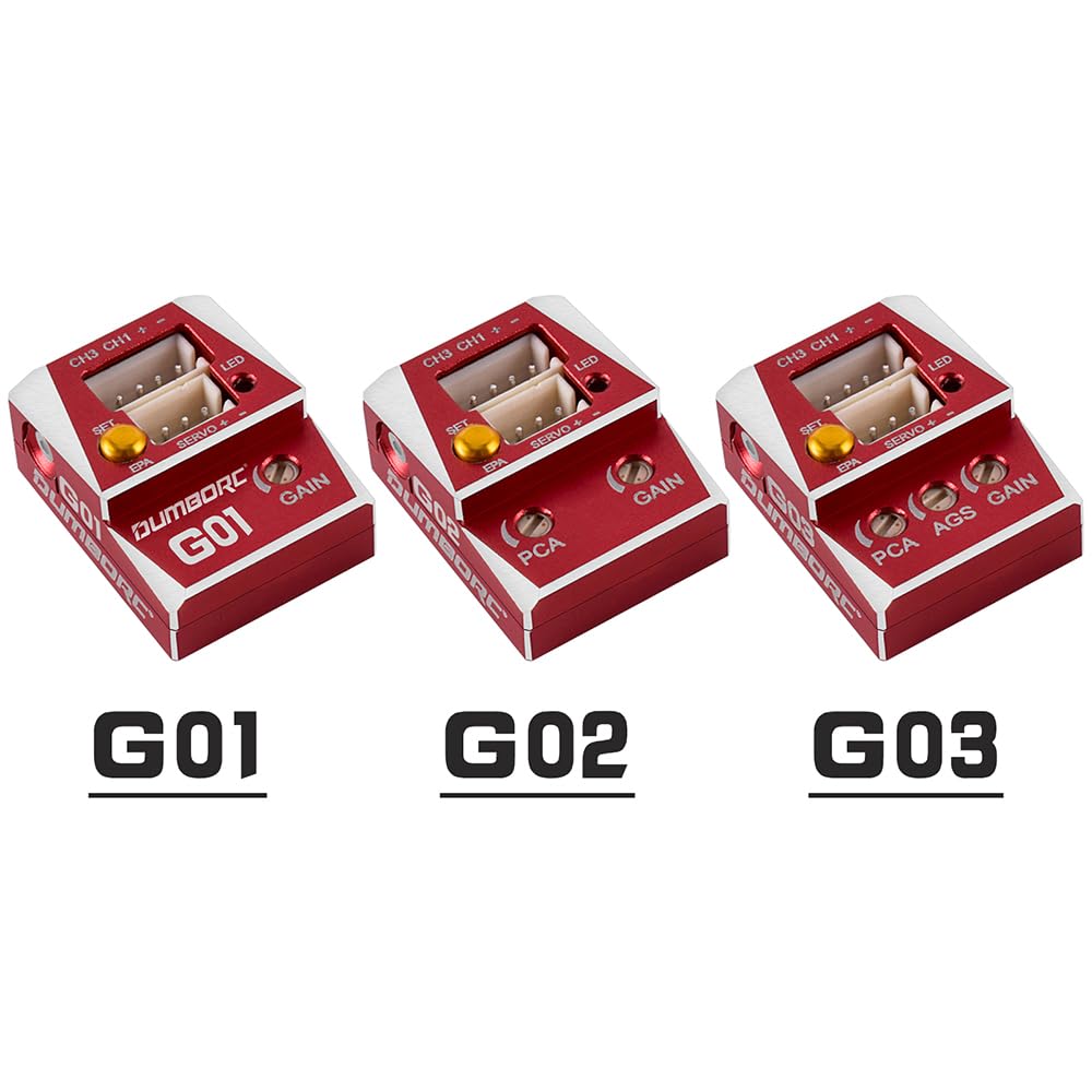 DUMBORC G02 RC Mini Gyroscope Micro Gyros Lightweight Drift Car Balancer for Speed Car/Pull Car/RC Cars