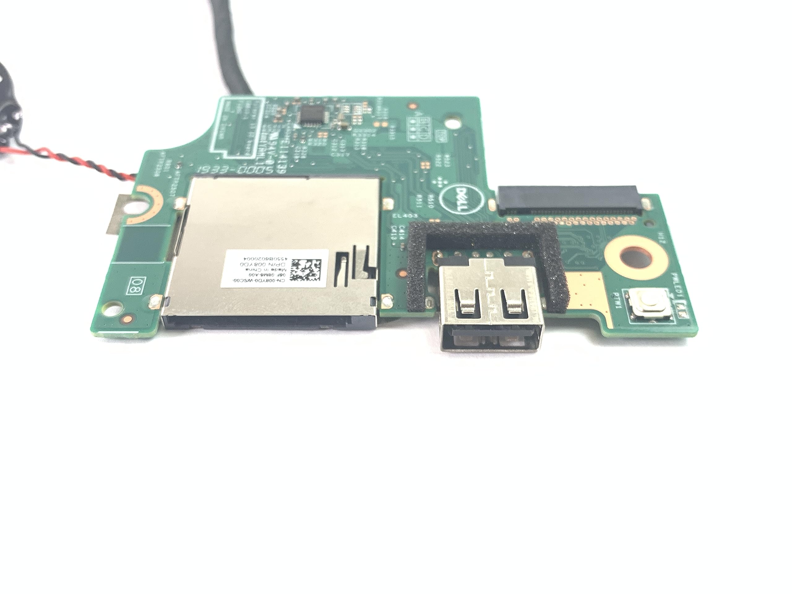 EbidDealz Replacement for Laptop Power Button USB SD Card Reader Board with Cable Dell Inspiron 13 7370 08YD0 008YD0 CN-008YD0 F12HC 0F12HC CN-0F12HC