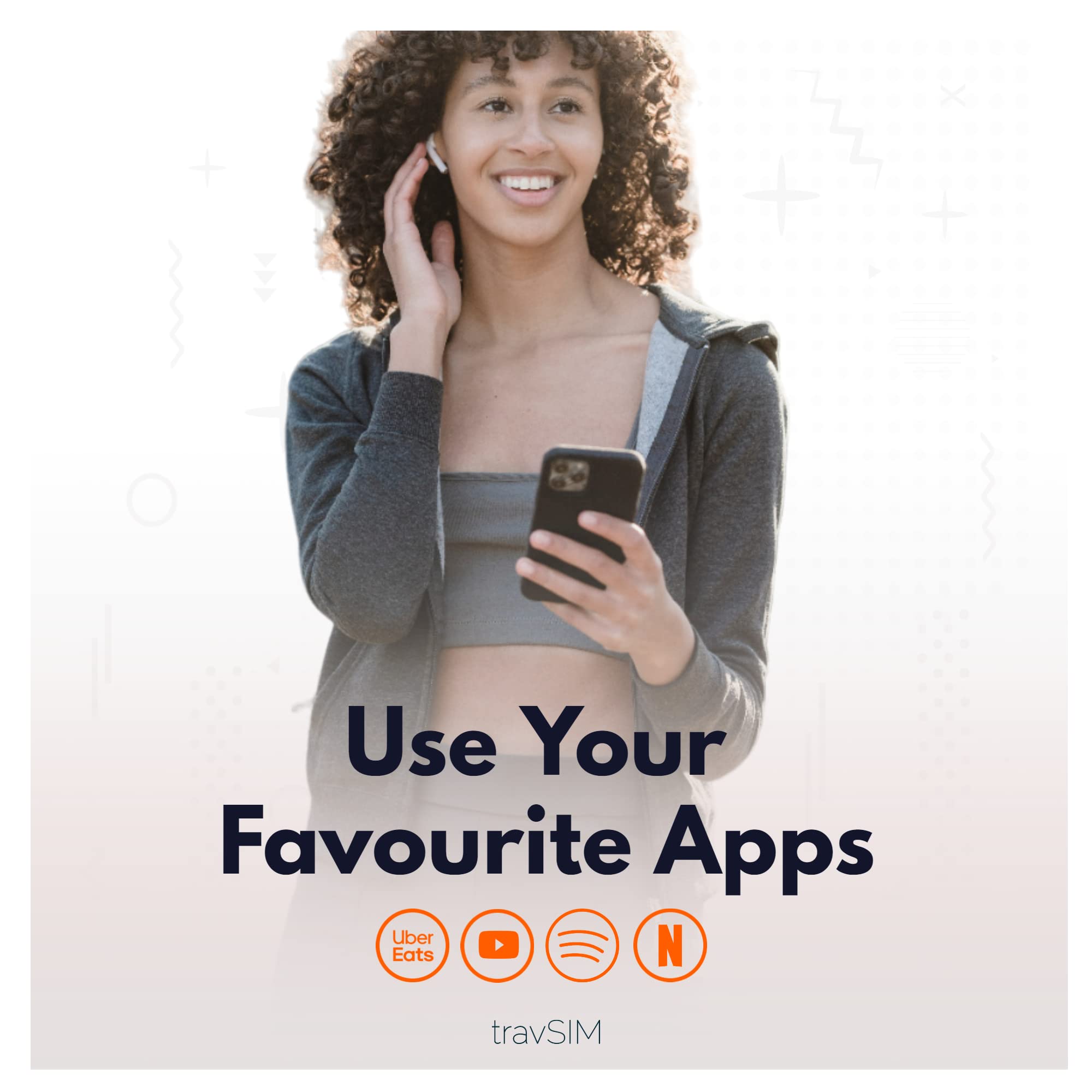 travSIM Mexico SIM Card | T-Mobile Network | 5GB Mobile Data | Free Roaming USA & Canada | Mexico SIM Card Prepaid has Unlimited National Calls & Texts | SIM Card Mexico 7 Days