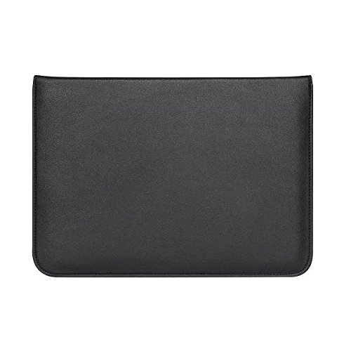 PU Leather Breifcase Stand Carrying Sleeve for Microsoft Surface Pro 6 12.3 / Samsung Galaxy Book2 12 / Google Pixel Slate 12.3 / HP Elite x2 13 / Apple iPad Pro 12.9 III (2018) (Black)