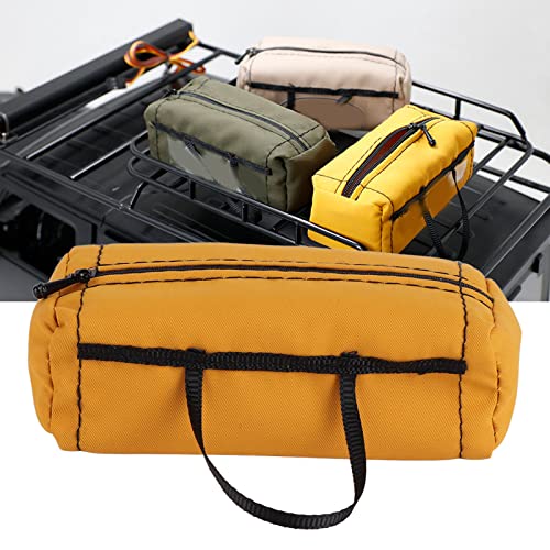 Pssopp RC 1/10 Mini Luggage Bag Sturdy Wear Resistant RC Car Luggage Carrying Bag for Decoration (Yellow)