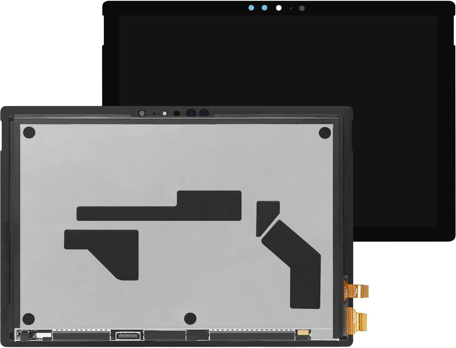 PEHDPVS Screen Replacement for Microsoft Surface pro 5 6 1796 1807 1809 2736x1824 12.3 inch LCD LED Display Touch Screen Digitizer Assembly LP123WQ1 (with Touch Plate)