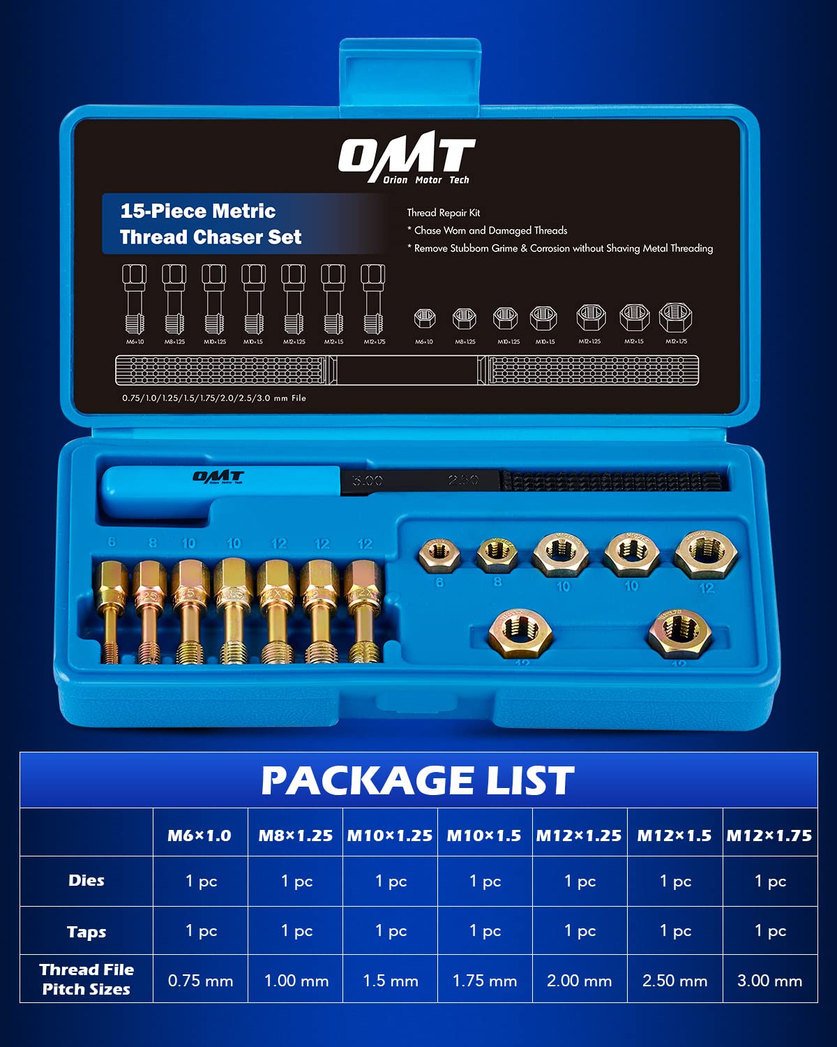 Orion Motor Tech Master Thread Repair Kit