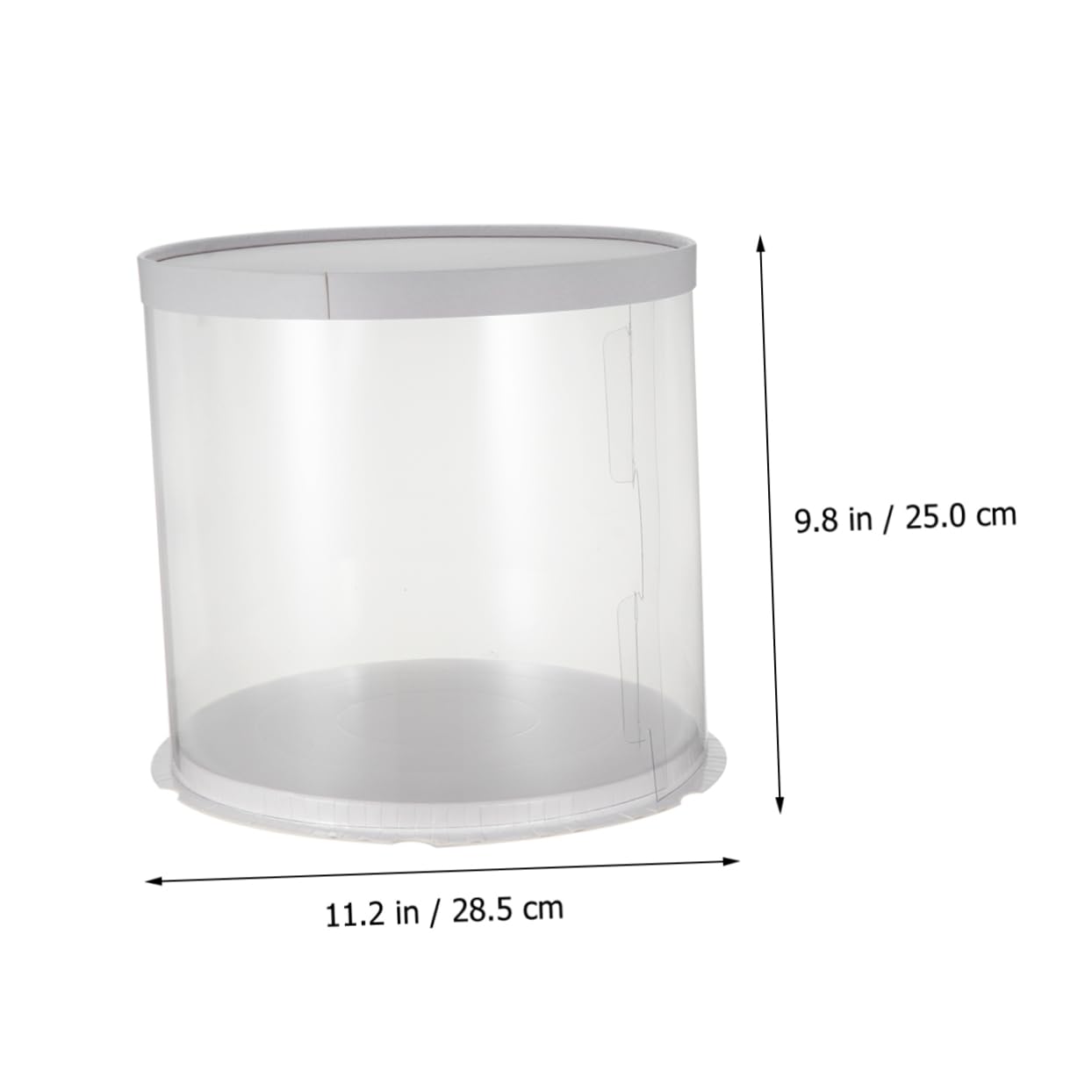 Baluue 2pcs Box Bakery Boxes Material Round Cake Storage Cake Packaging Box for Party Home