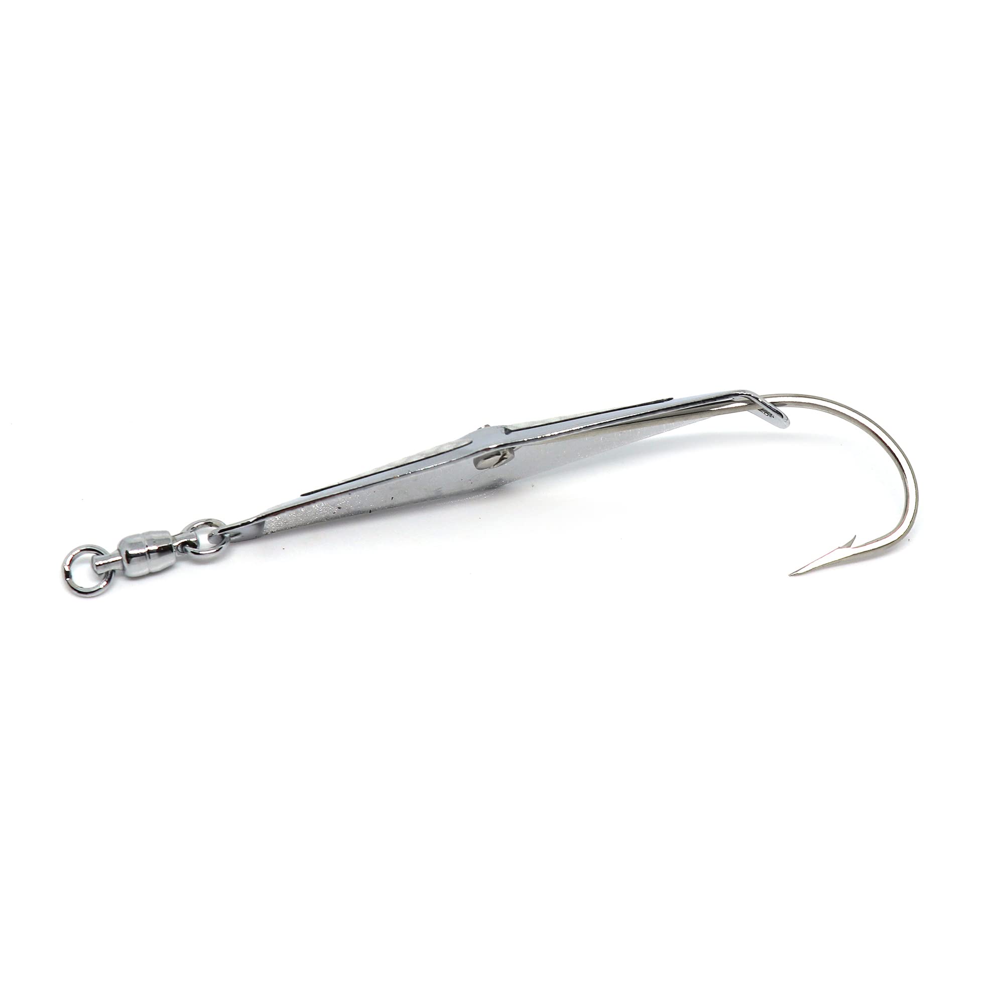 CLARKSPOON Spoon-Squid Precision Fishing Spoon for Spanish Mackerel, Bluefish, Tuna, Atlantic Bonito, & More! - Size 0 Spoon-Squid w/Ball Bearing Swivel - 5 Pack Assortment