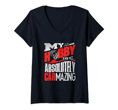 Slot Car Racing RC Cars Mini Car Racing Carmazing Pun V-Neck T-Shirt
