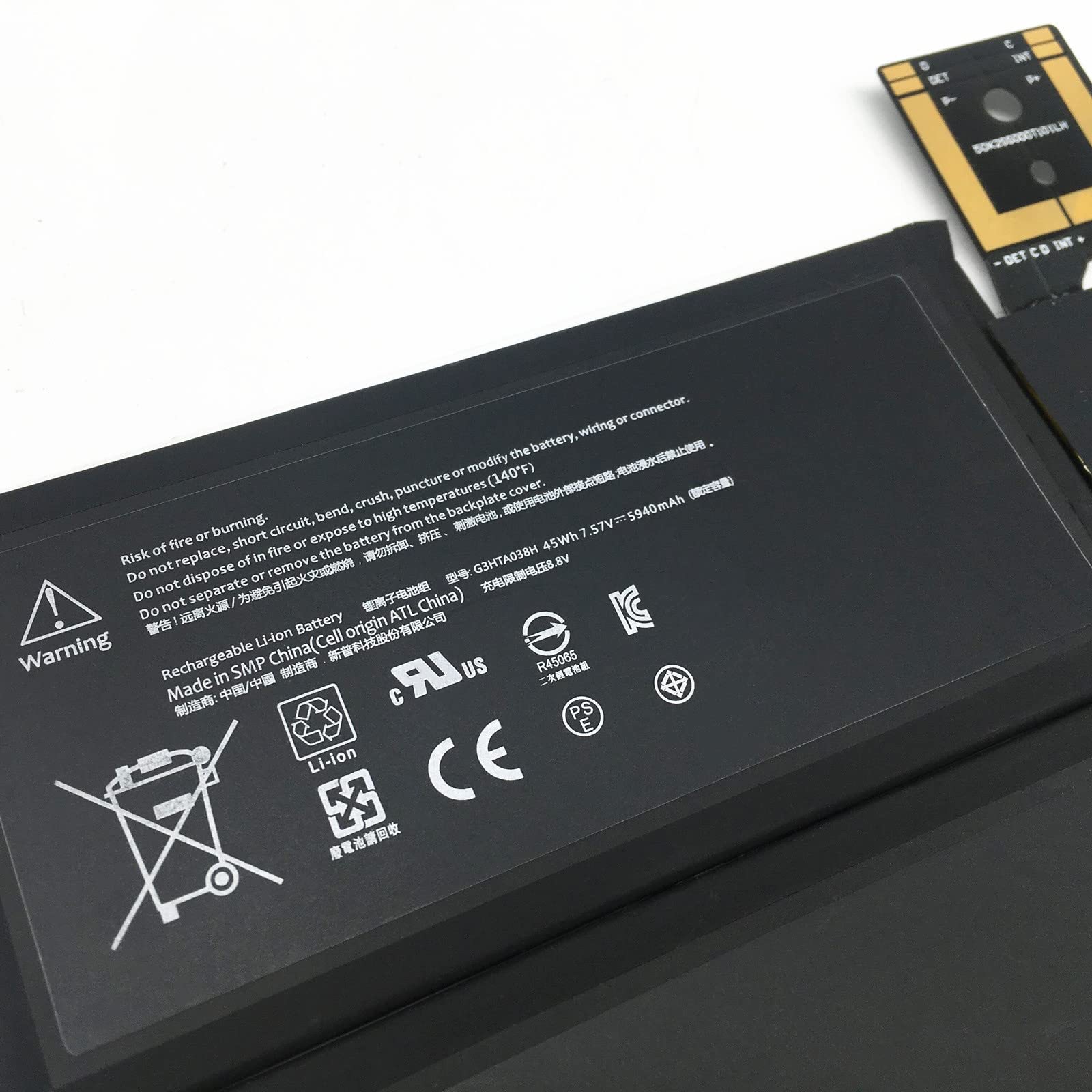 IFRESEM Battery Replacement G3HTA038H DYNM02 for Microsoft Surface Pro 5 1796 2017/for Surface Pro 6 1807 2018