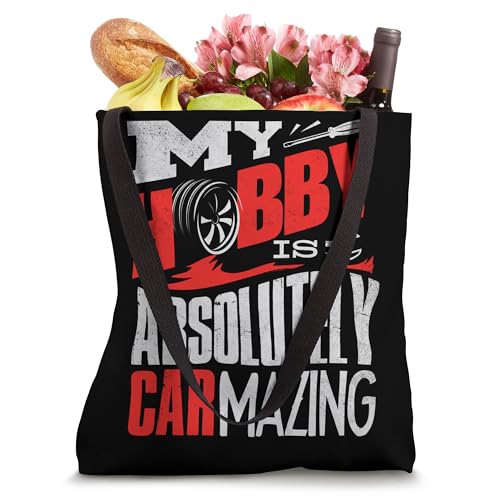 Slot Car Racing RC Cars Mini Car Racing Carmazing Pun Tote Bag