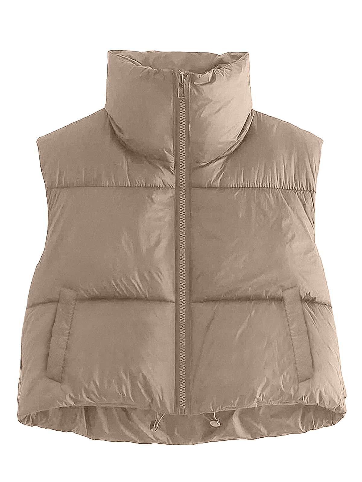 AUTOMET Puffer Vest Women Womens Cropped Winter Lightweight Sleeveless Fall Fashion Clothes Outfits Warm Outerwear Vests Padded Gilet