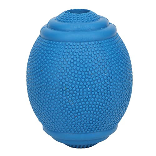 Naroote Pet Chew Toy Balls, Reduce Boredom Dog Rugby Toy Bite Resistant Rubber for Puppy for Indoor