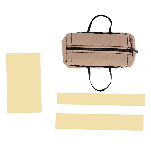 EVGATSAUTO RC Car Luggage Carry Bag, RC Mini Luggage Bag Cloth Easy to Use for Decoration (Khaki)