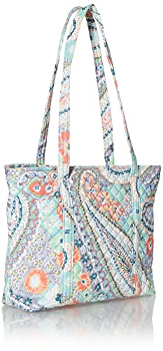 Vera Bradley Small Vera Tote Bag, Citrus Paisley-Recycled Cotton