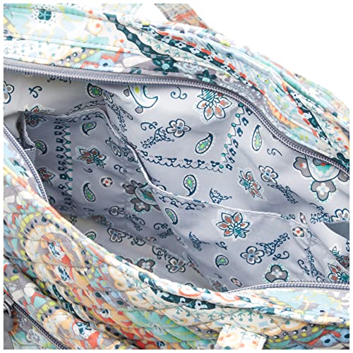 Vera Bradley Small Vera Tote Bag, Citrus Paisley-Recycled Cotton