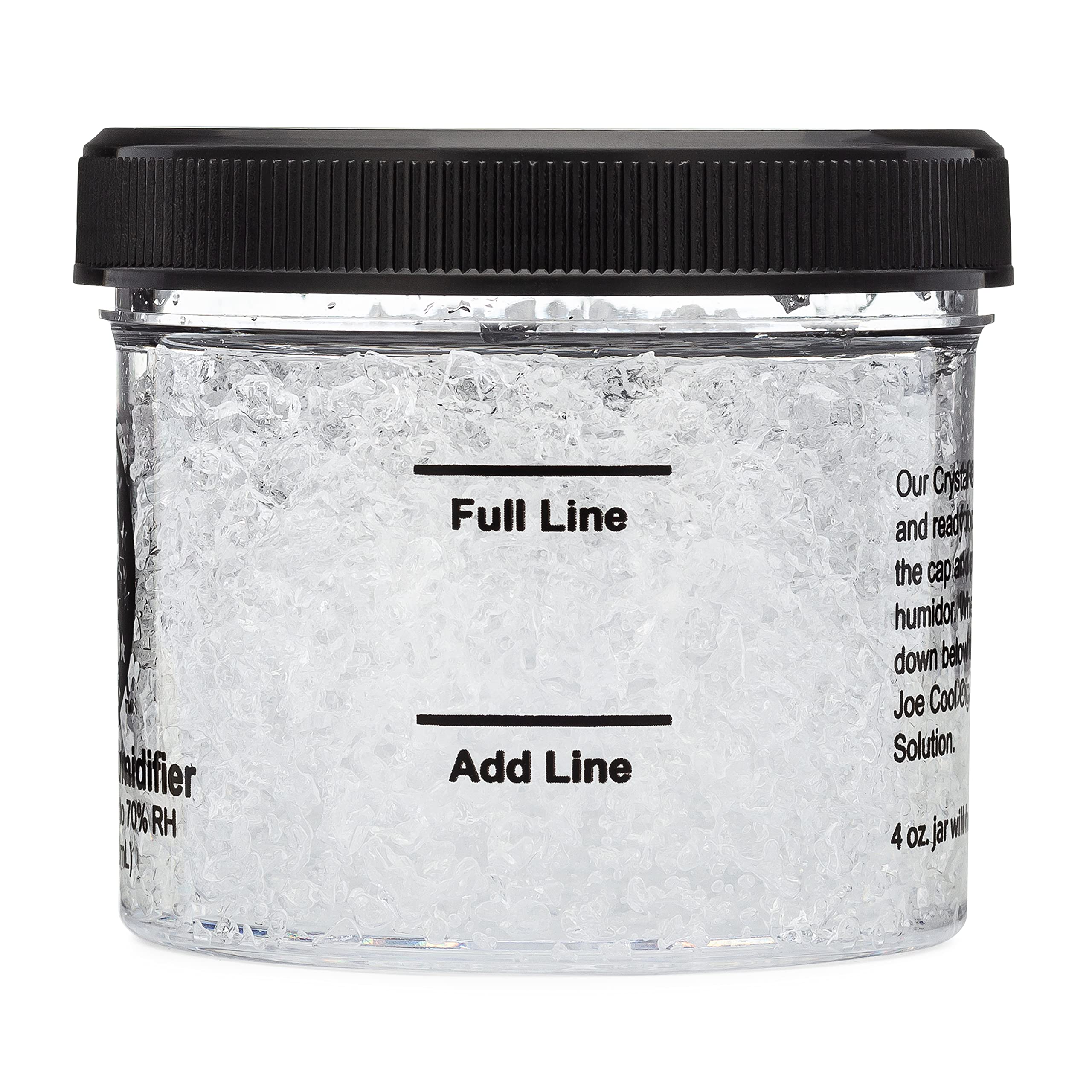 Joe Cool Cigar Crystal Gel Humidifier for Cigar Humidors (4 oz Jars) - 3 Pack