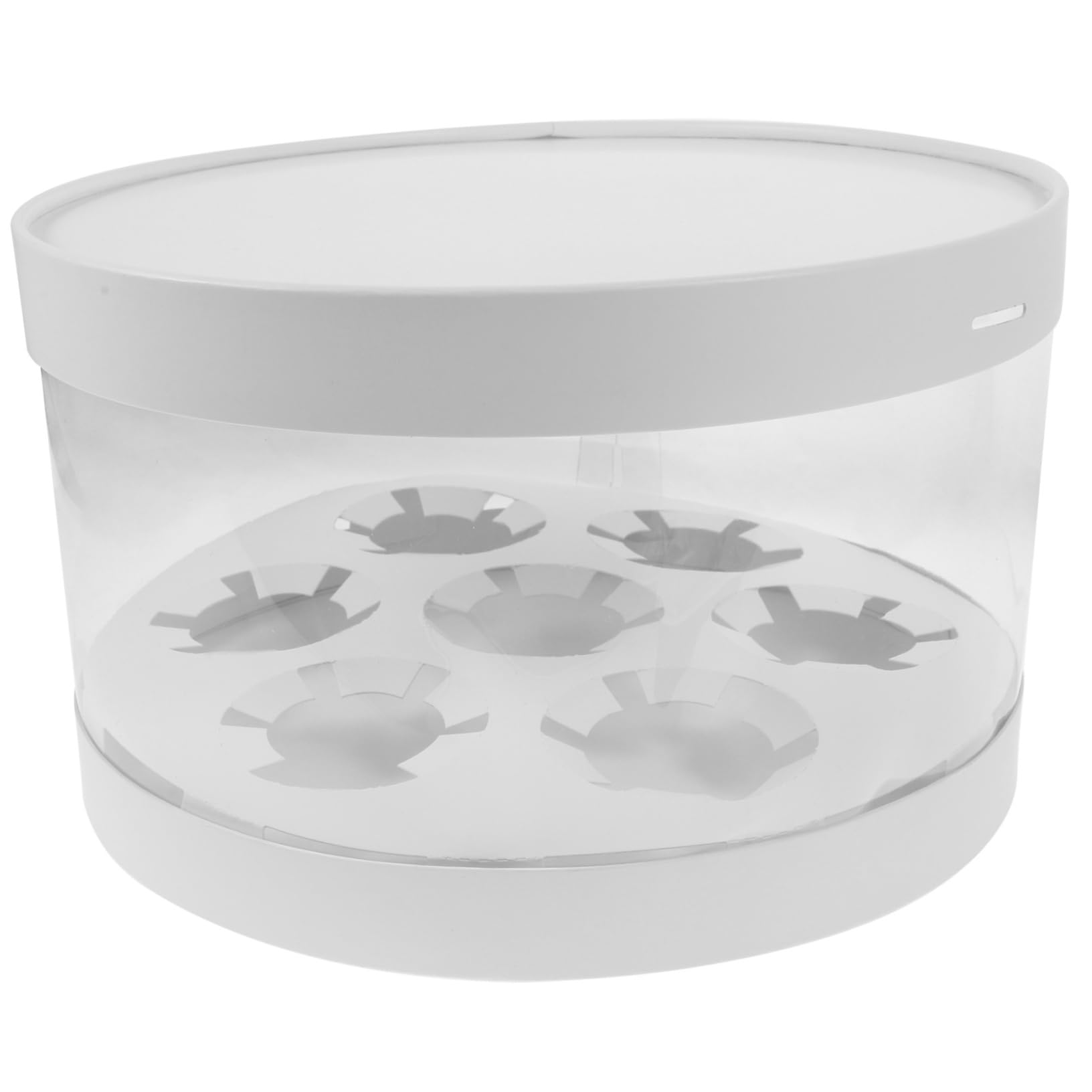 NOLITOY 2pcs Cake Box Muffin Cake Carrier Cupcake Storage Containers Cupcake Travel Container Muffin Cake Containers Cupcake Packaging Boxes Cupcake Transport Container Dessert Carrier