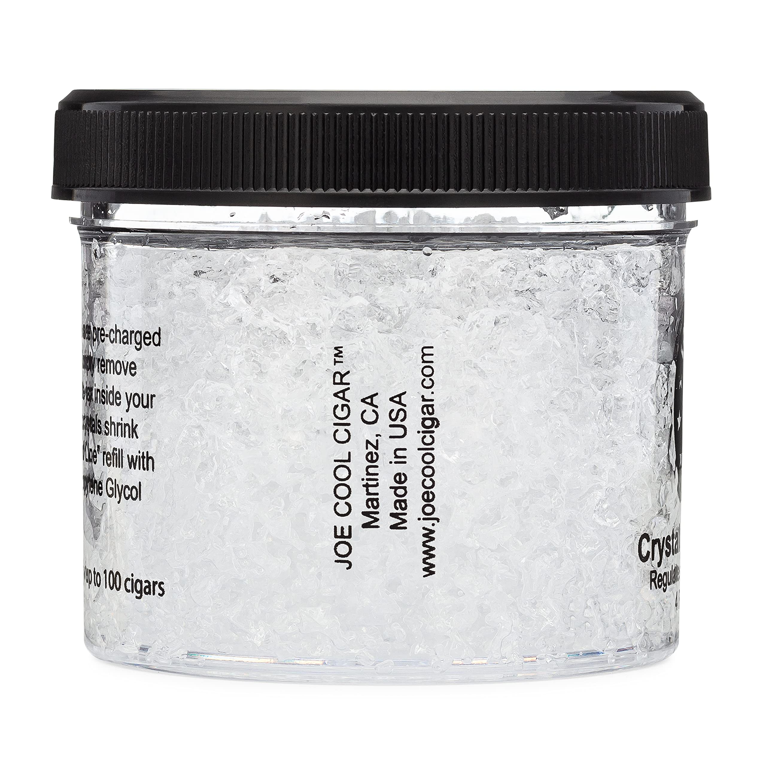 Joe Cool Cigar Crystal Gel Humidifier for Cigar Humidors (4 oz Jars) - 3 Pack