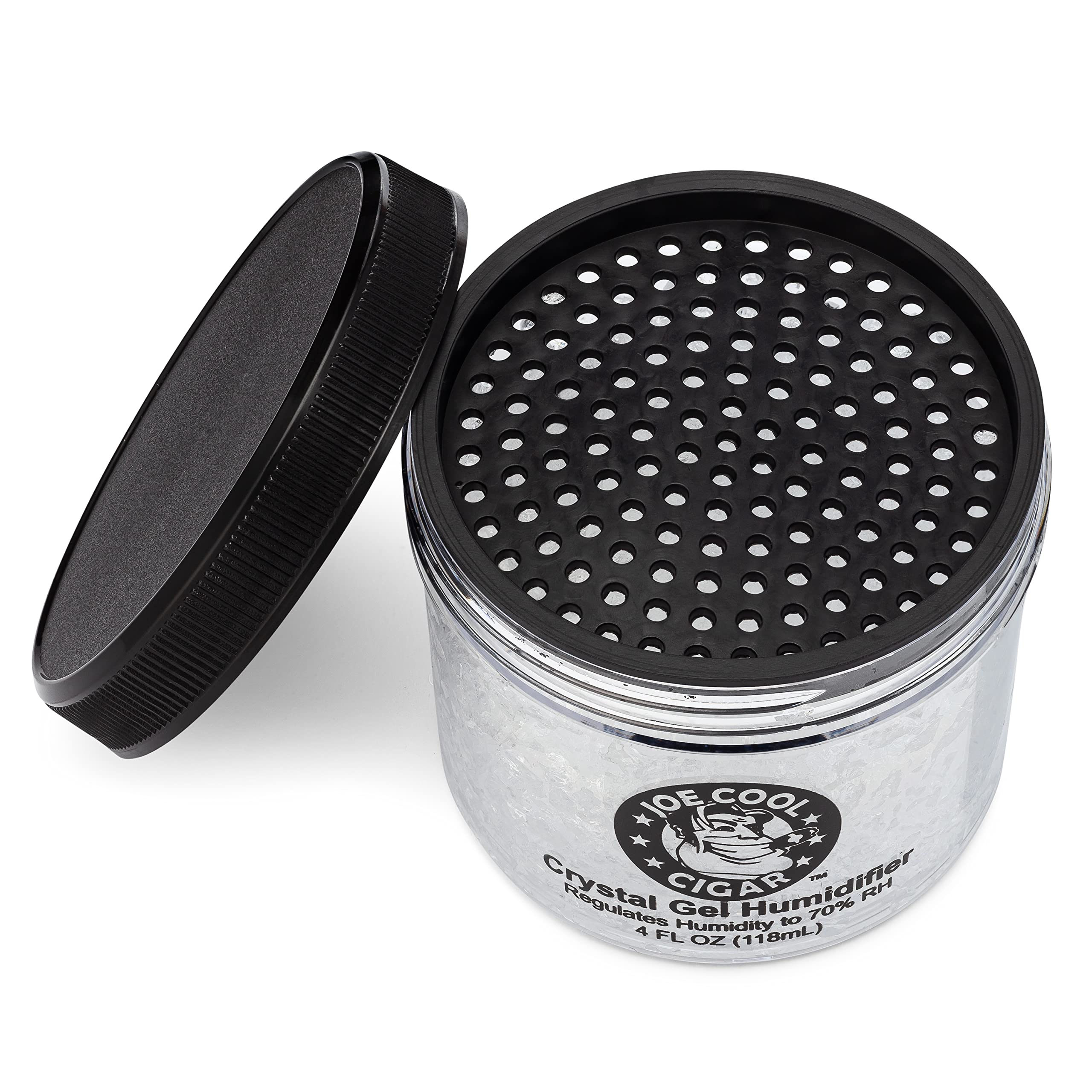 Joe Cool Cigar Crystal Gel Humidifier for Cigar Humidors (4 oz Jars) - 3 Pack