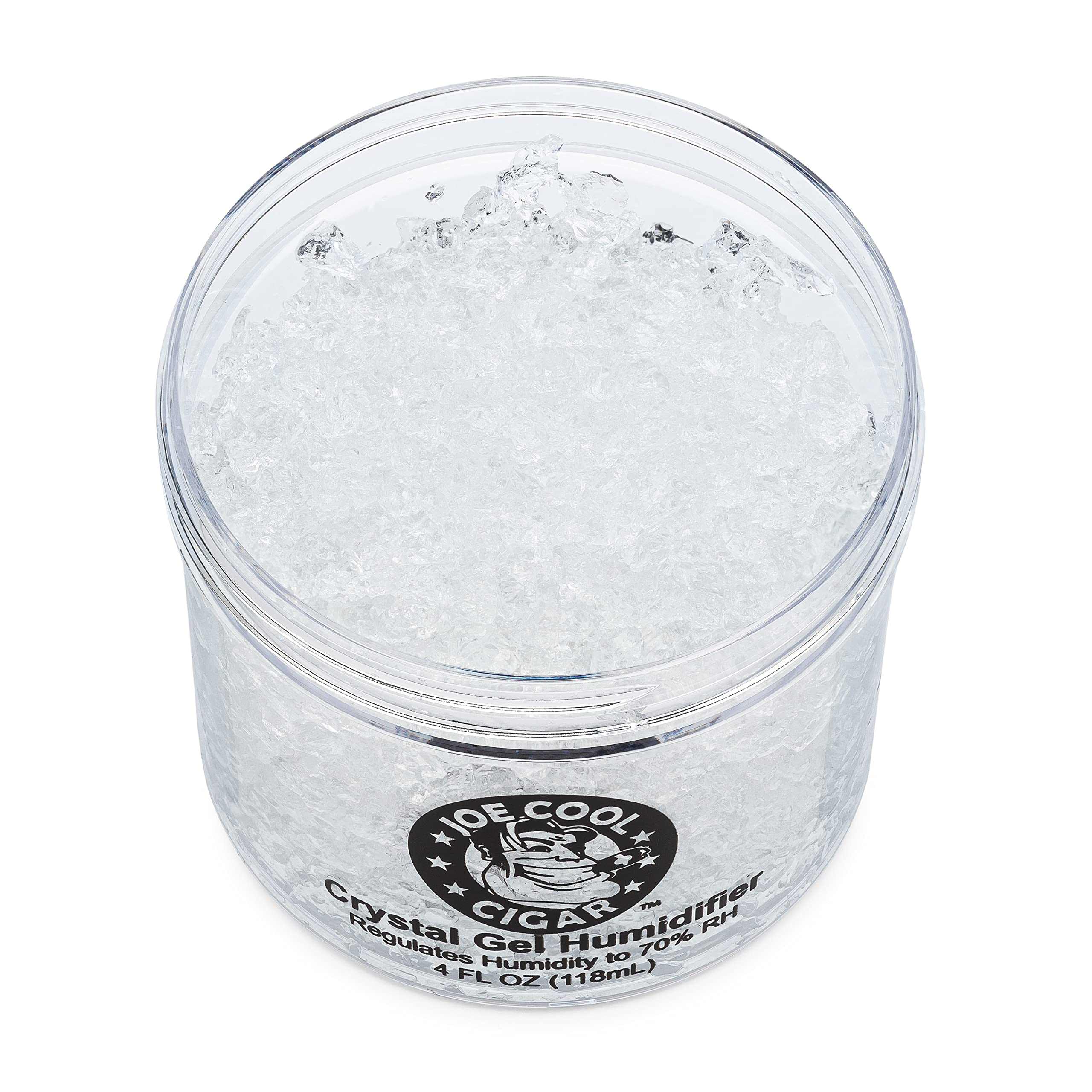 Joe Cool Cigar Crystal Gel Humidifier for Cigar Humidors (4 oz Jars) - 3 Pack