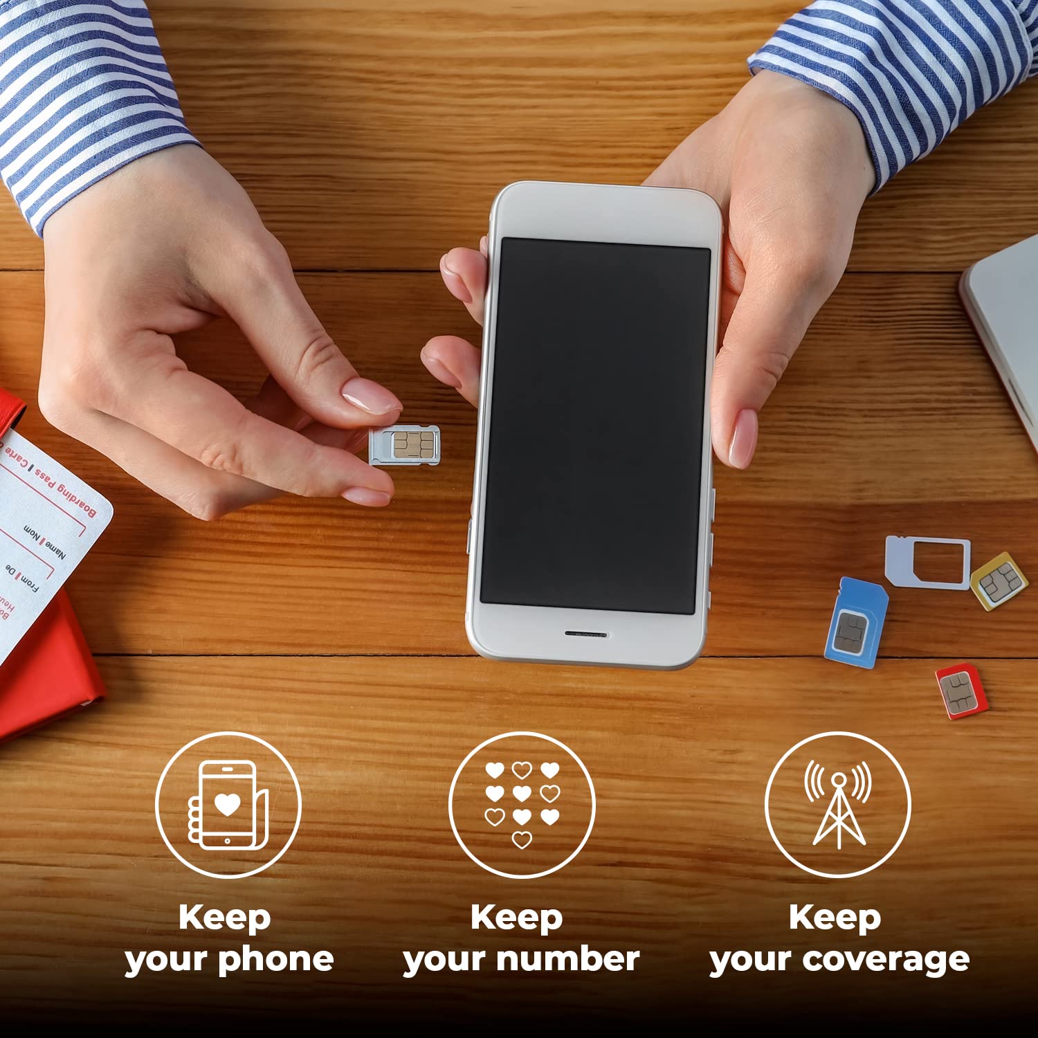 Unlimited Data + 5GB Hotspot from RedPocket Mobile. Free SIM Card for AT&T-Compatible Phone. Unlimited Data, Talk, & Text