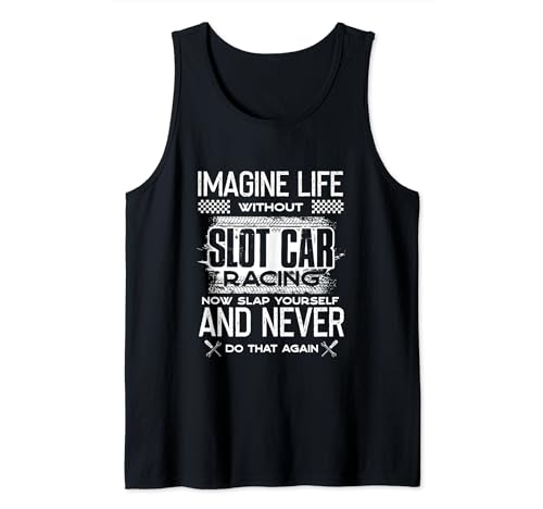Slot Car Racing RC Cars Mini Car Racing Slot Car Racing Tank Top